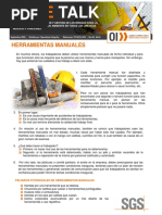 SST-F-26 Ficha Tecnica de Capacitacion Uso Seguro Herram | PDF | Herramientas | Martillo