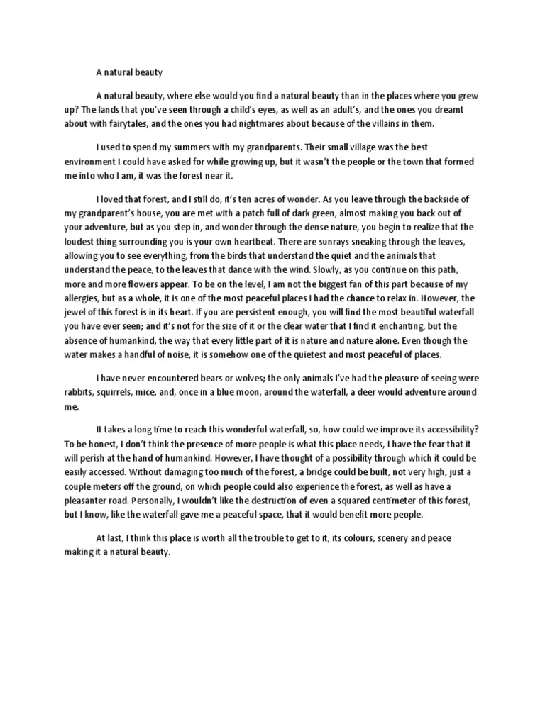 A Natural Beauty | PDF