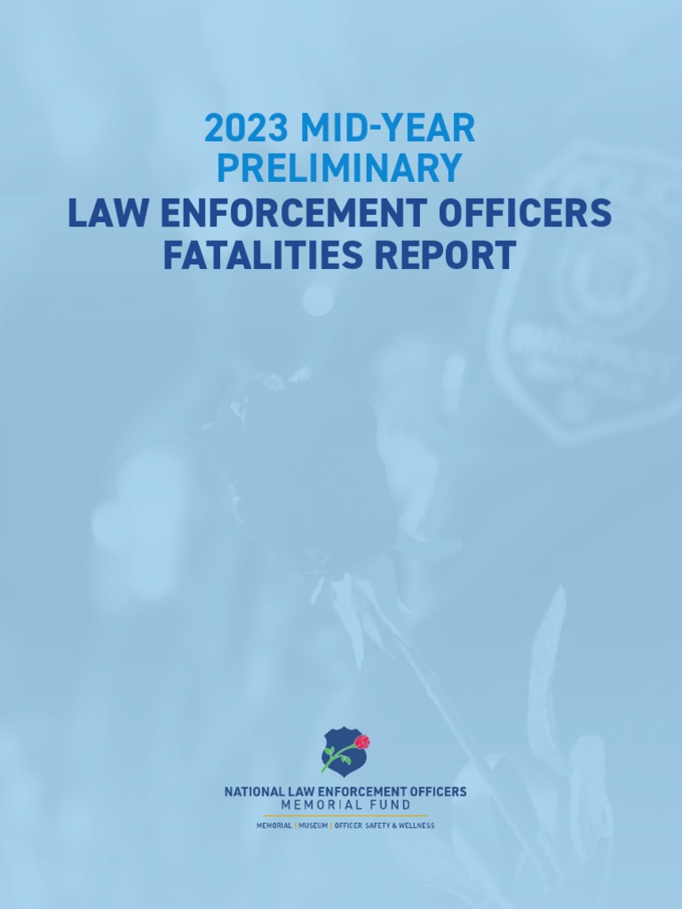 Law Enforcement Officers Fatalities Report | PDF | Traffic Collision ...