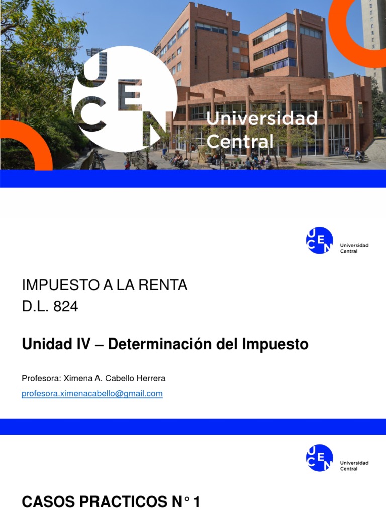 Unidad IV - Determinacion Del Impuesto - Parte 2 - Caso Practico (Parte 1) | PDF | Pequeñas y ...