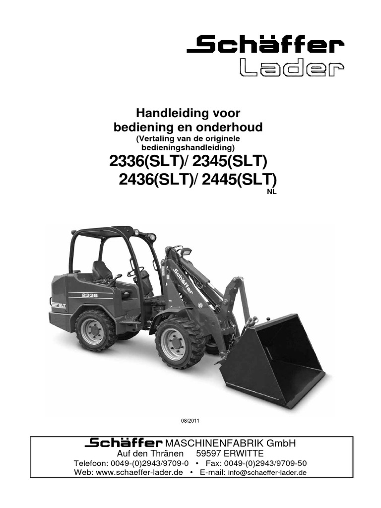 Schaffer 2336 Manual | PDF