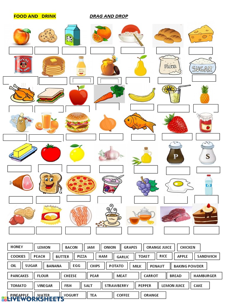 Vocabulario Alimentos | PDF