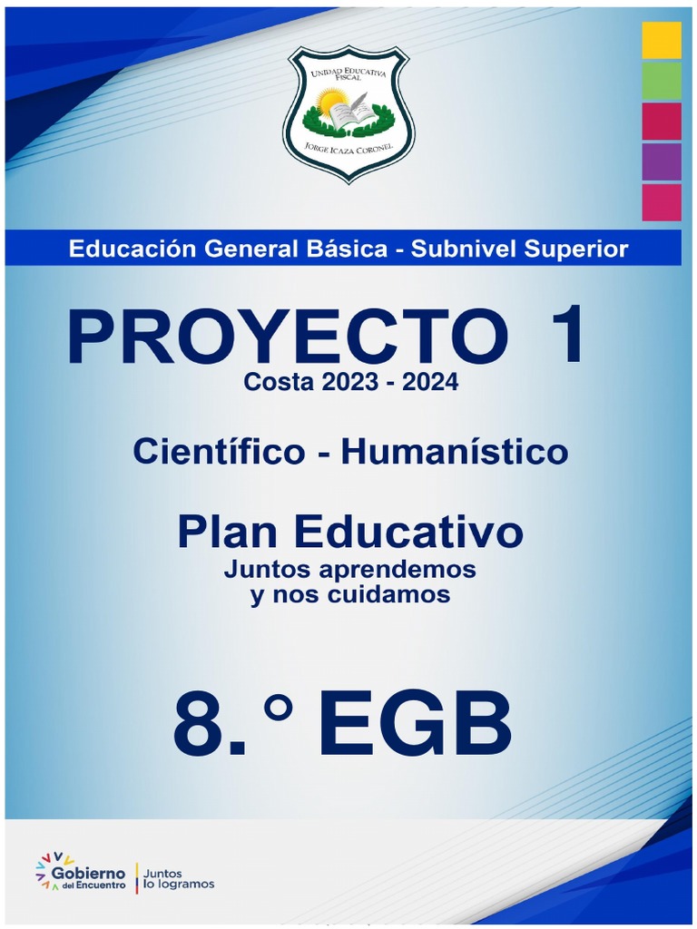 Proyecto Interdisciplinar 1 - Octavo Egb - Lyl | PDF