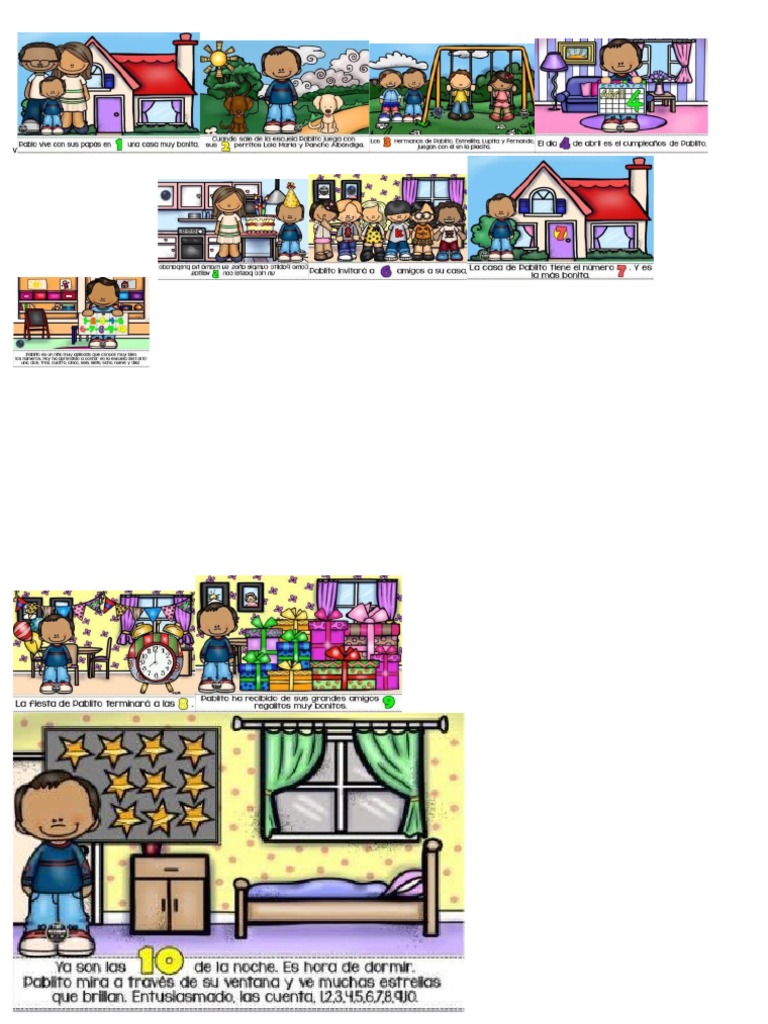 Cuento de Los Numeros | PDF