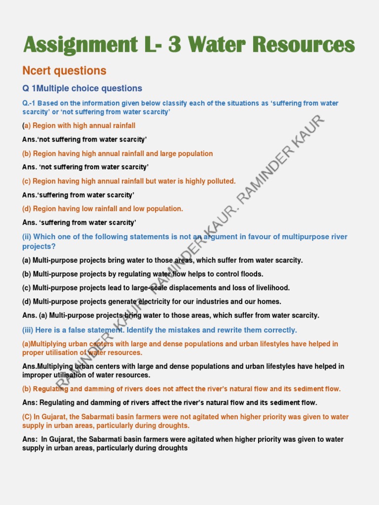 Water Resource - Watermark | PDF | Dam | Water