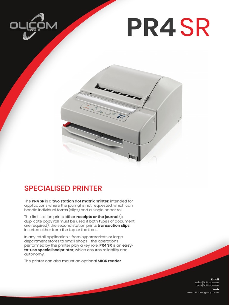 PR4 SR | PDF | Printer (Computing) | Computer Engineering