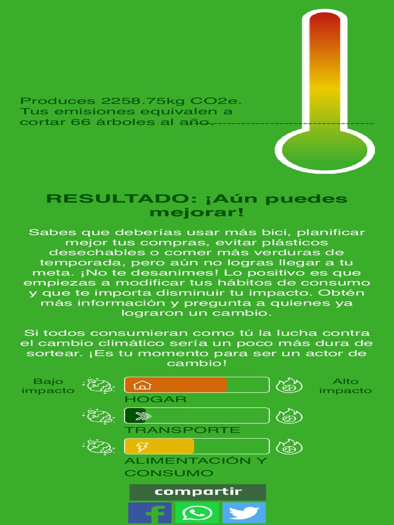 Calcula tu Huella de Carbono con Greenpeace | PDF | Salud y bienestar