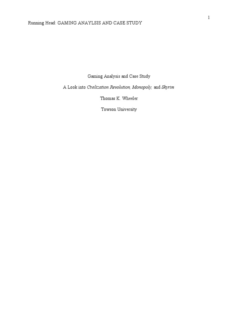 Analysis Paper and Case Study | PDF | Learning | Communication