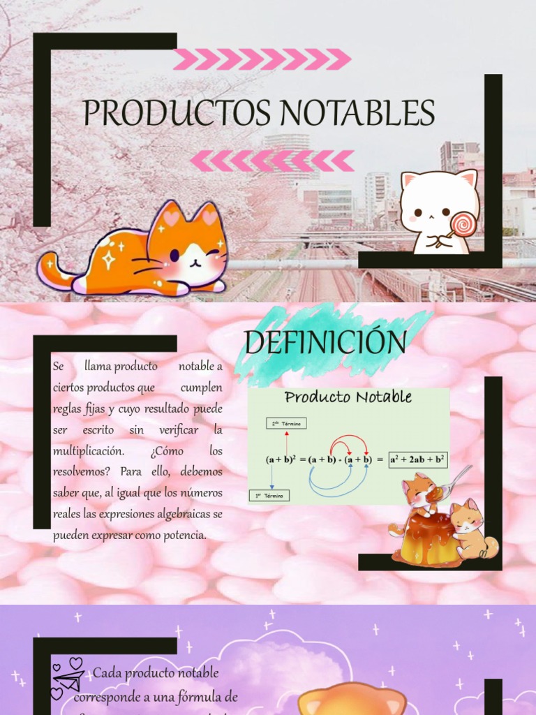 Importancia y Utilidad de Productos Notables | PDF | Métodos y ...