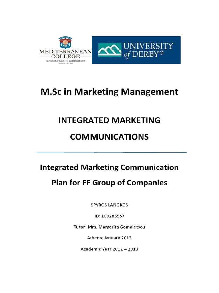 Integrated - Marketing - Communication - Plan Imc | Download Free PDF ...