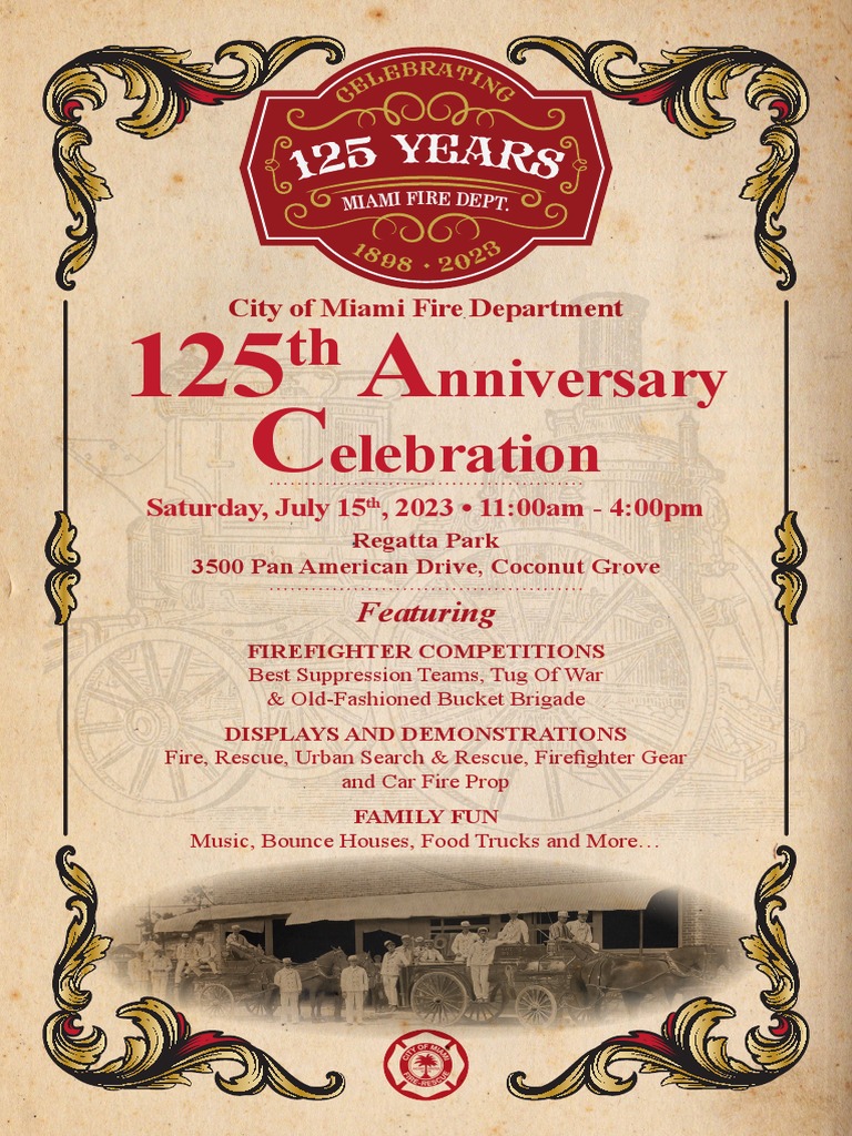 125th Anniversary Flyer | PDF
