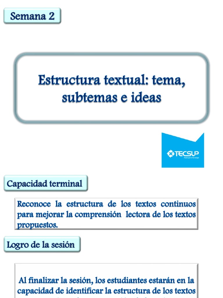 CPT 02-Estructura Textual | PDF