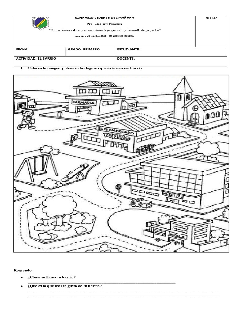 Actividades del Barrio para Niños | PDF