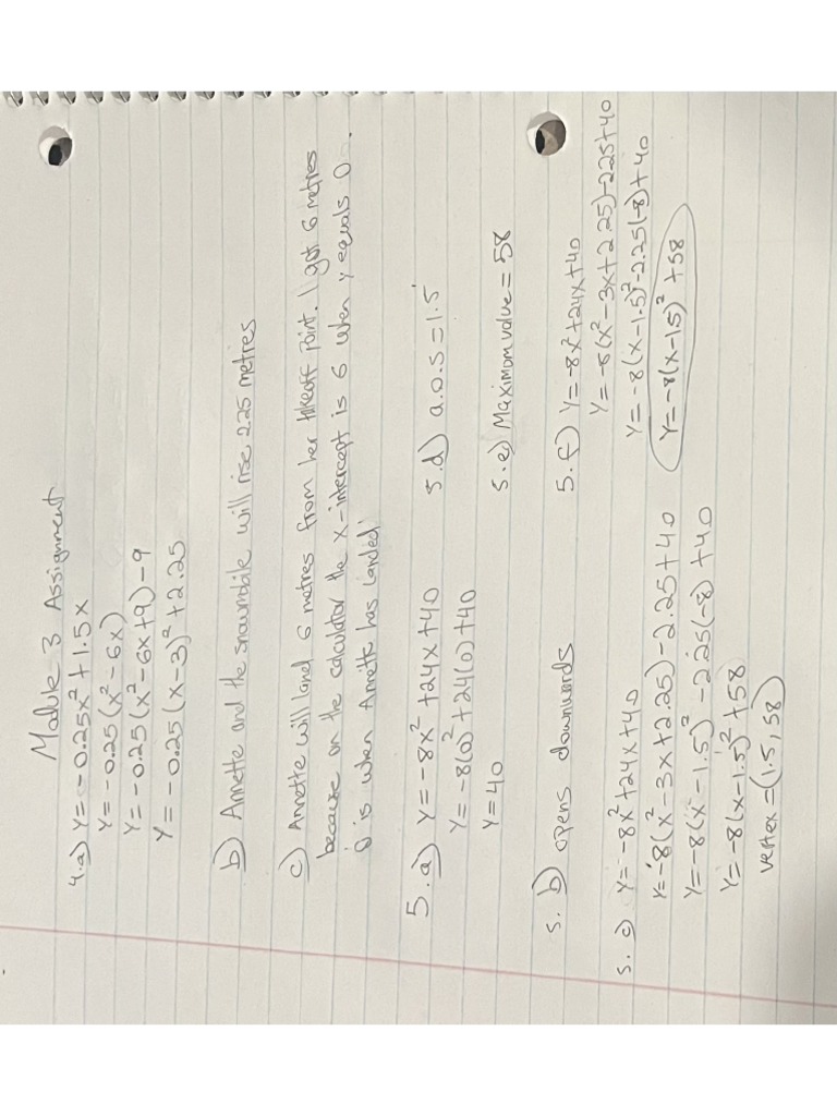 Assignment 3 Q4-5 | PDF