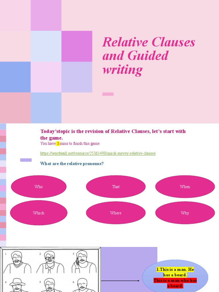 Relative Clauses Demo Lesson | PDF