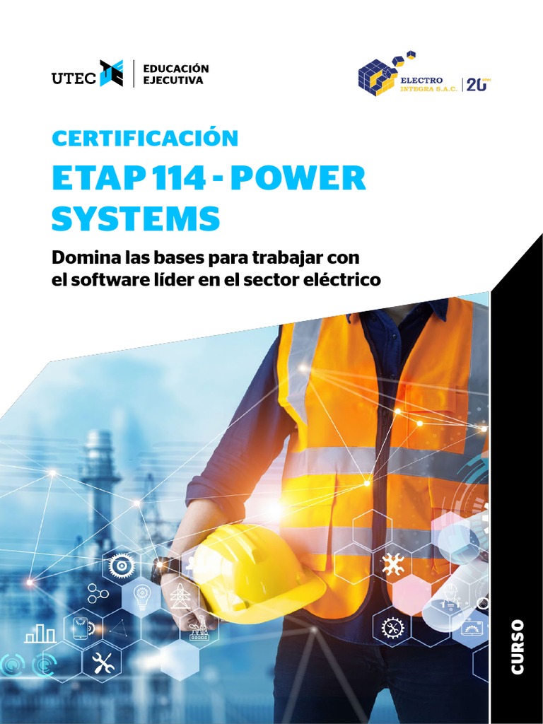 Brochure Certificación ETAP 114 - 2023 | PDF | Software | Plan de estudios