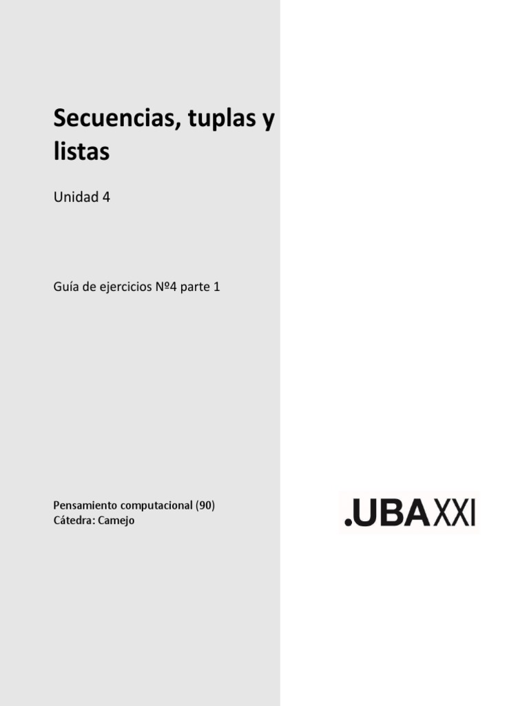 Ejercicios Semana 4 Parte1 | PDF | Programación de computadoras ...
