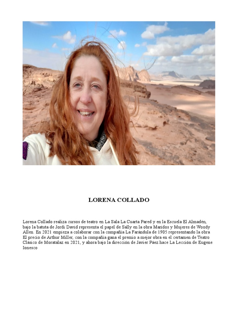 6 Curriculum Lorena Collado. | PDF
