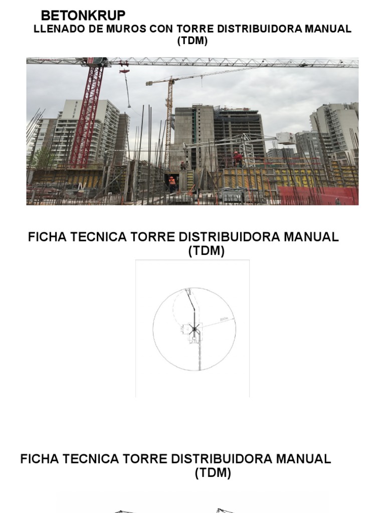 Torre Distribuidora Manual (TDM) | PDF | Tecnología
