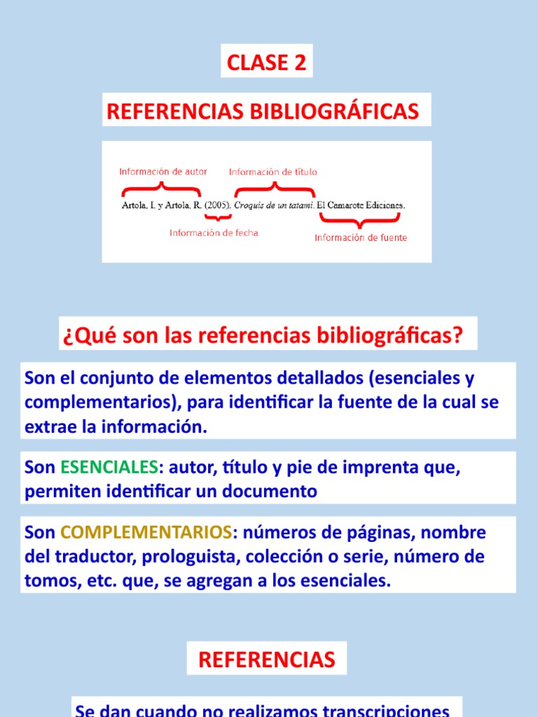 Referencias Bibliográficas Normas Apa | PDF