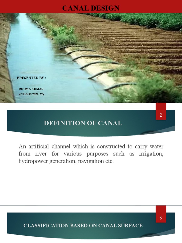 Canal Design | PDF | River | Environmental Engineering