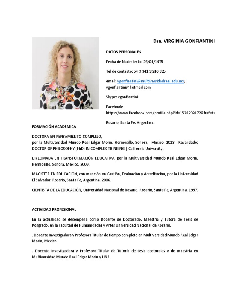 Virginia Gonfiantini | PDF