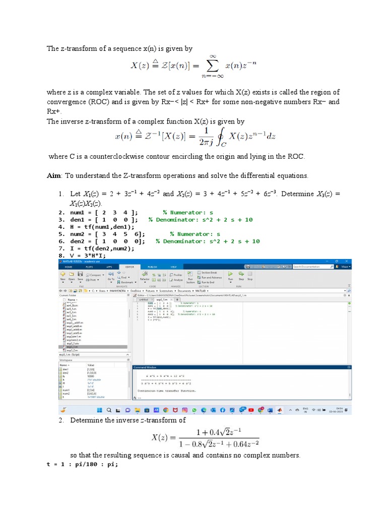 Ex 3 | PDF | Functions And Mappings | Analysis