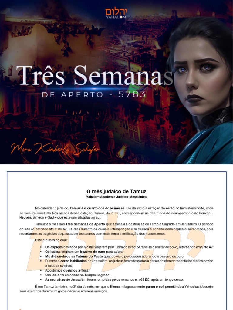 O Mês de Tamuz - Dia02 | PDF | Idolatria | Torá