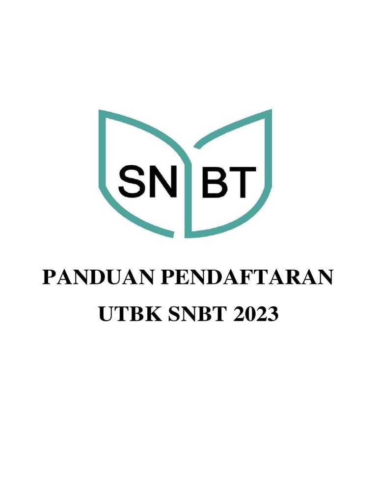 Panduan Pendaftaran UTBK-SNBT 2023 | PDF