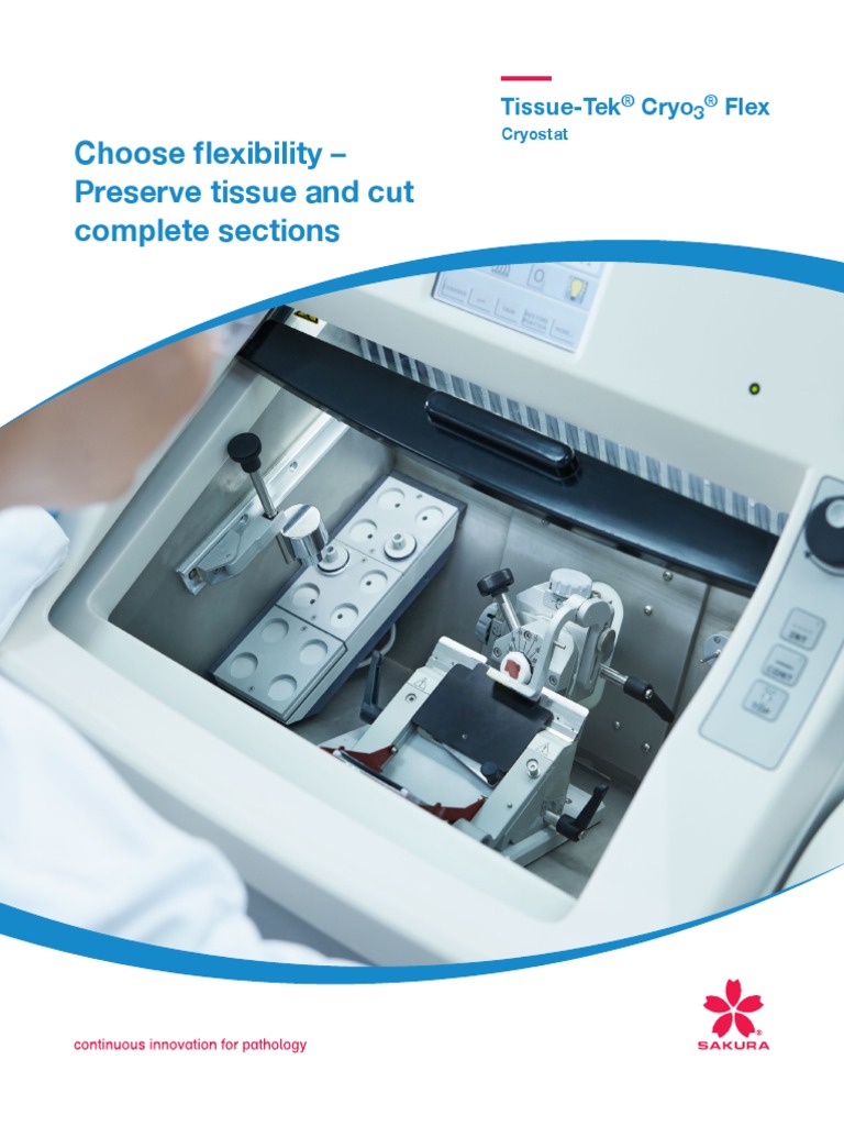 01 Rev C Brochure Tissue Tek Cryo3 Flex Cryostat | PDF | Technology & Engineering