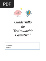 Cuaderno de Estimulación Cognitiva | PDF