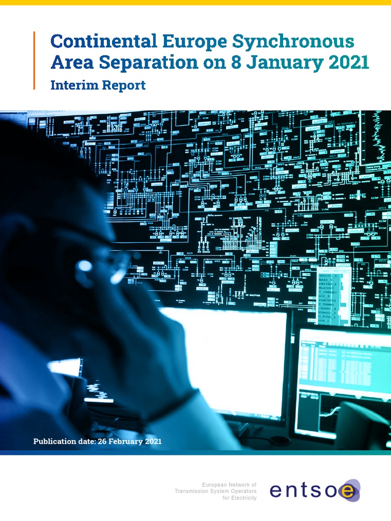 ENTSO-E Interim Report on 2021 Power Event | PDF | Electricity | Power ...