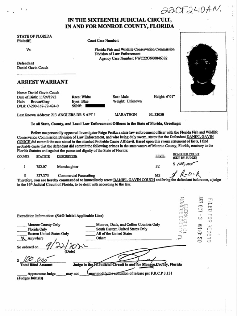 Daniel-Couch Complaint | PDF | National Weather Service | Parachute