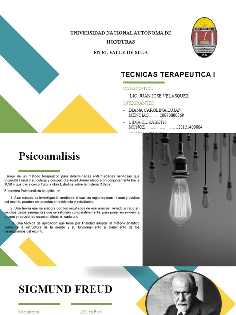Disapositivas Psicoanalisis | PDF | Psicoanálisis | Mente inconsciente
