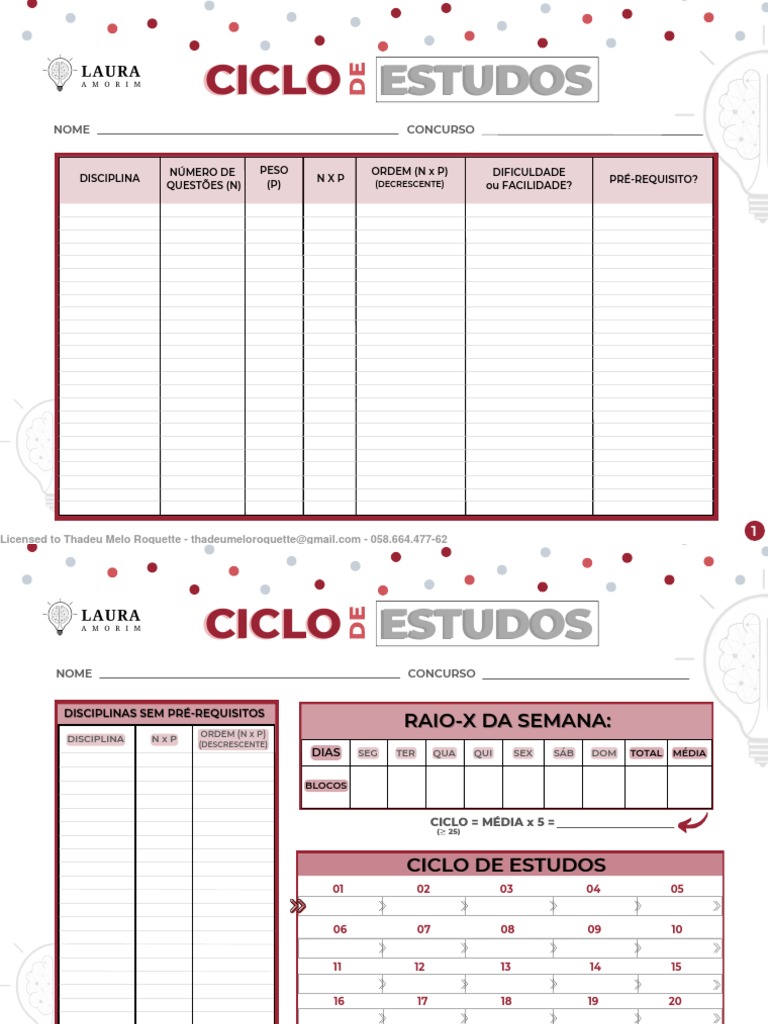 Ciclo de Estudos | PDF