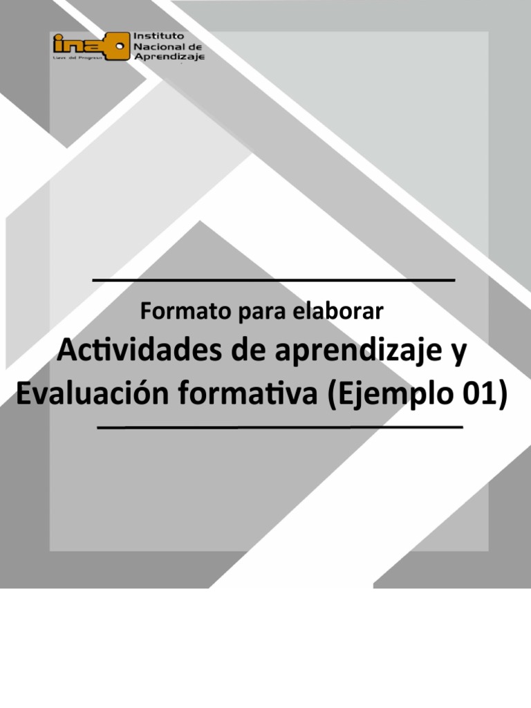 Instrumentos Act. Aprendizaje y Eval. Formativa Mini - Clase | PDF