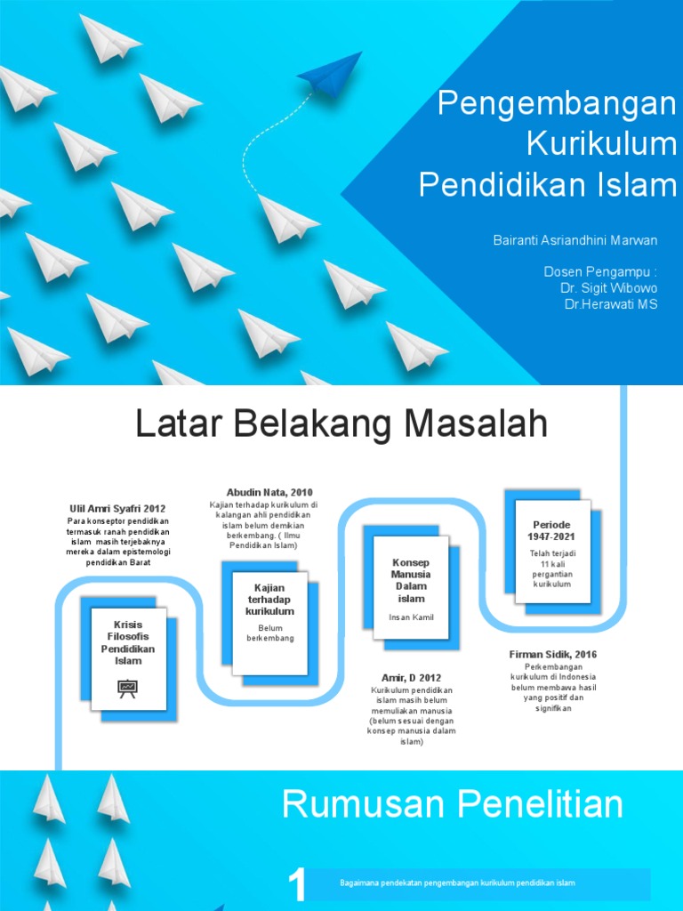 Pengembangan Kurikulum Pendidikan Islam | PDF