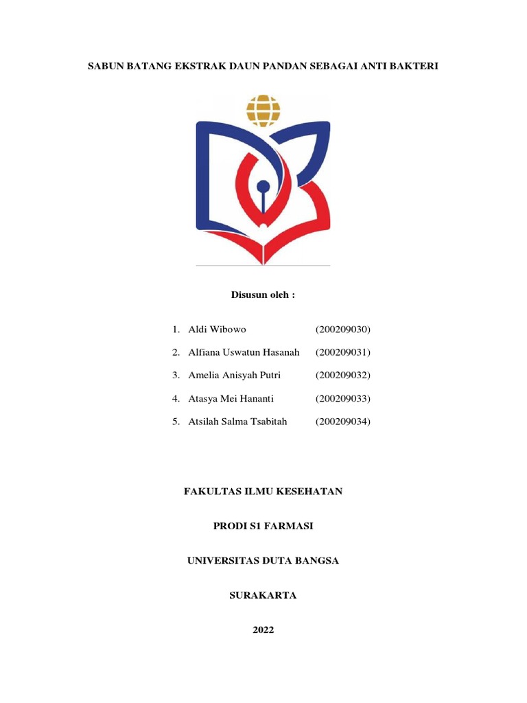 Mini Skripsi Sabun Batang | PDF