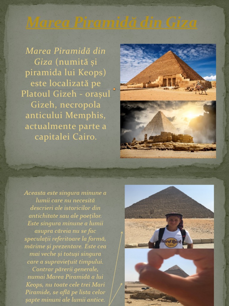 Marea Piramidă Din Giza | PDF