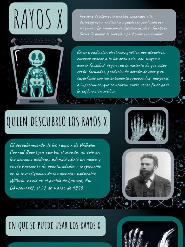 Rayos X: Uso, Descubrimiento y Estructura | PDF | Libros para adolescentes