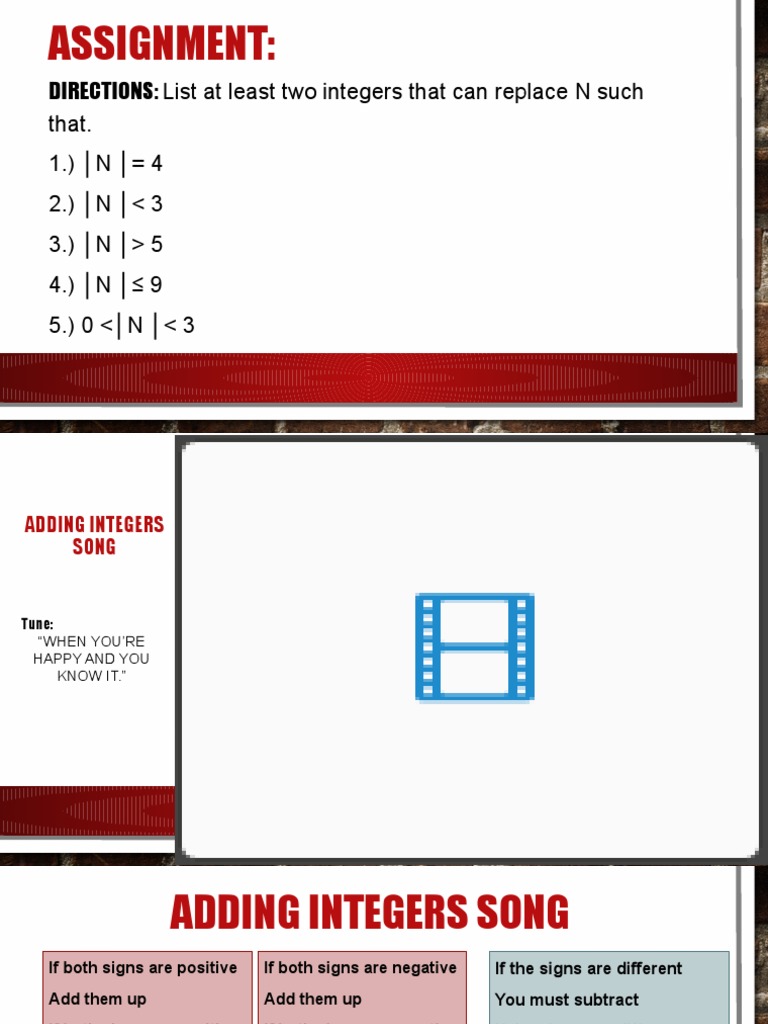Add of Integers | Download Free PDF | Integer | Mathematics