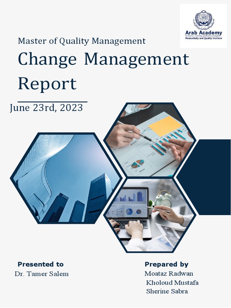 Change Management Report | PDF | Change Management | Leadership