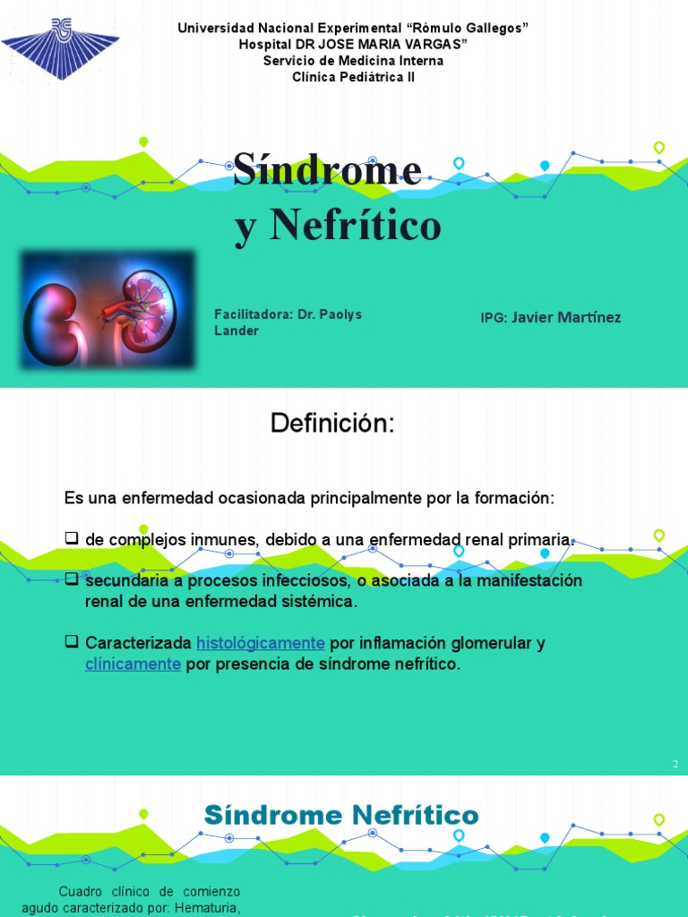 Sindrome Nefritico. | PDF | Especialidades Medicas | Medicina CLINICA