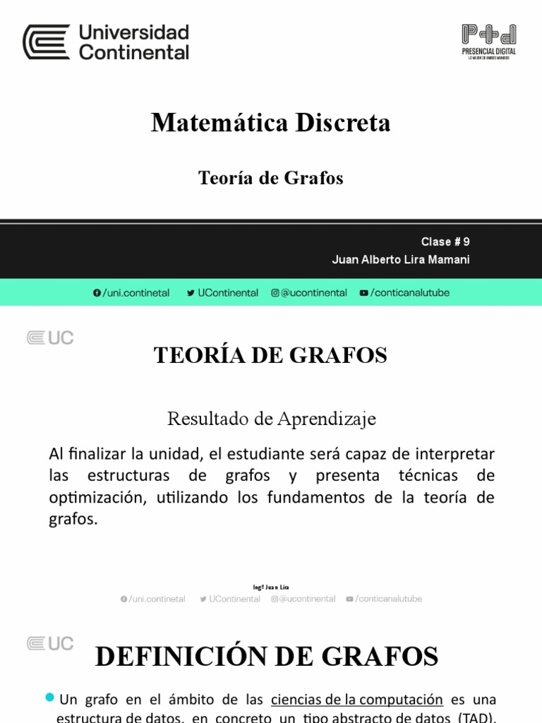 Introducción a la Teoría de Grafos | PDF | Teoría de grafos | Vértice ...