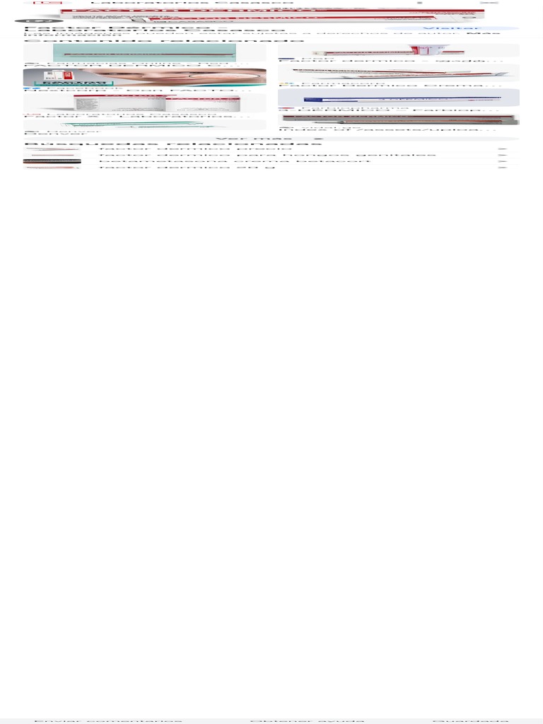 Factor Dermico Pomada - Búsqueda de Google | PDF