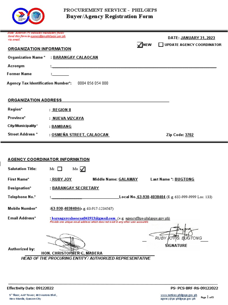 Philgeps | PDF | Privacy | Information Security