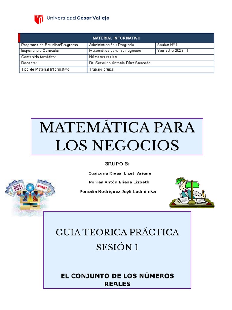 Trabajo Grupal - S1 | PDF | Matemáticas | Álgebra