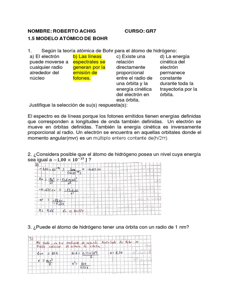 Deber 9 Química | PDF