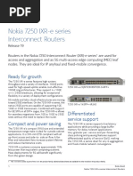 Nokia 7250 IXR Routers Data Sheet | PDF | Networking | Multiprotocol ...