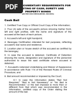 Bail Bond Documentation Guidelines | PDF